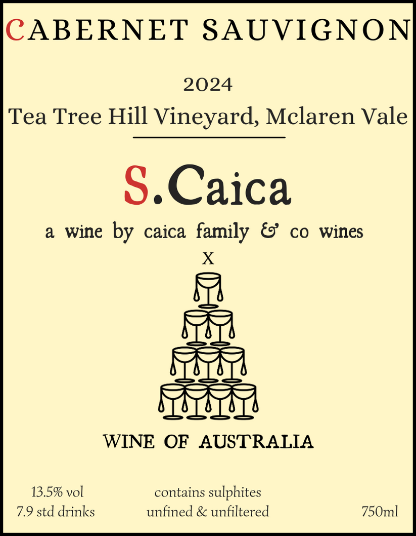 2024 Cabernet Sauvignon – S. Caica Wines